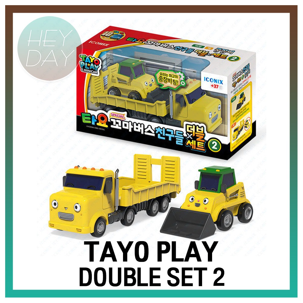 [Iconix] Tayo Special Little Bus Double Set 2/Tayo Bus/Loader/Truck ...