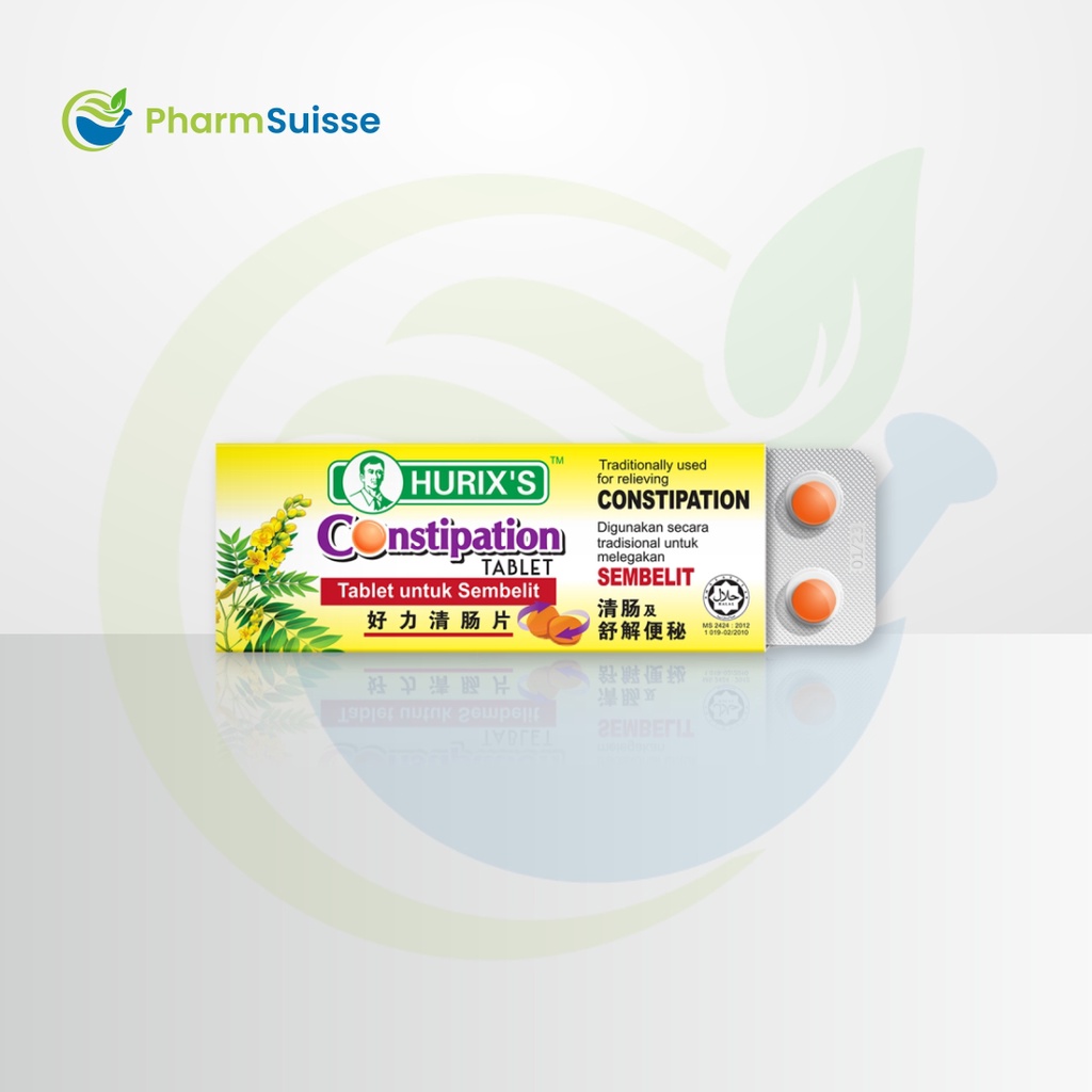 Hurix's Constipation Tablet (12's) | Shopee Malaysia