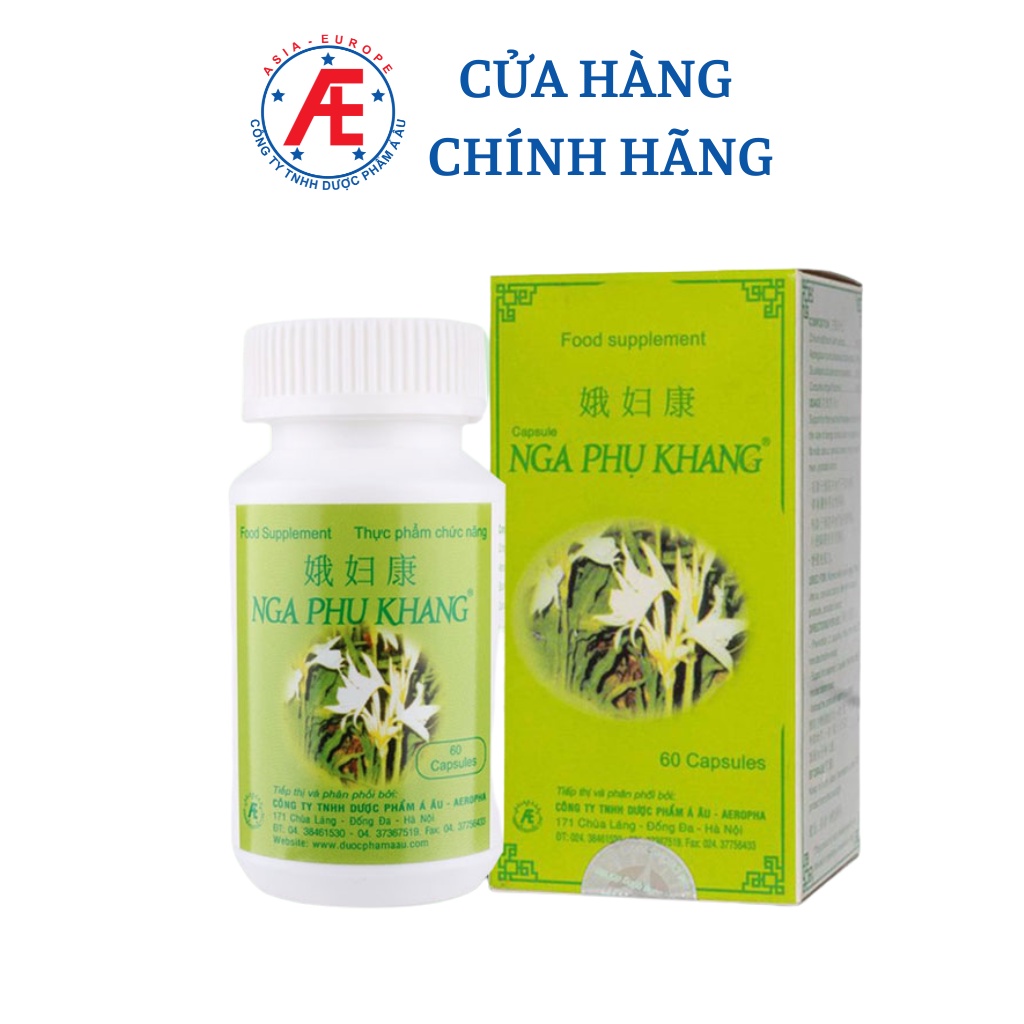 Nga Phu Khang box of 60 tablets helps reduce the size of uterine ...
