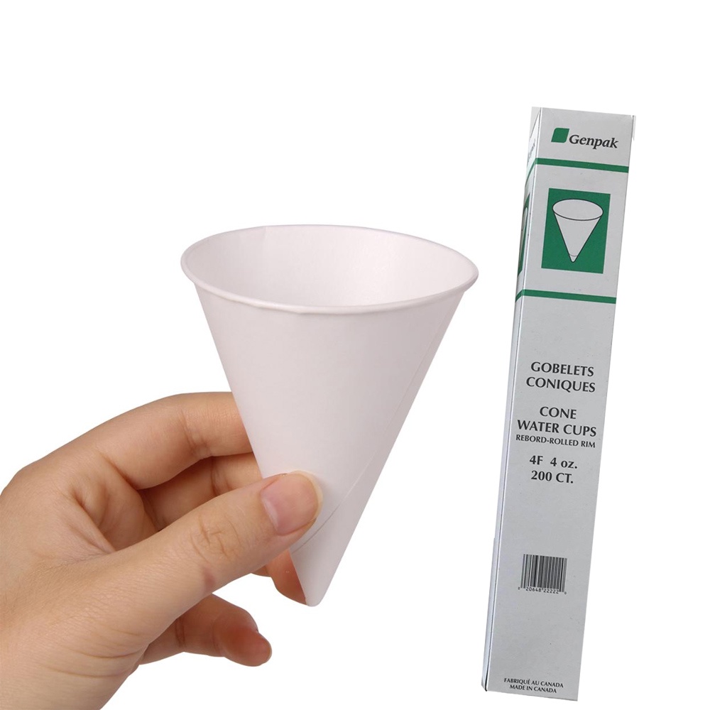 Disposable 200 pc Paper Cone Cups 4oz | Shopee Malaysia