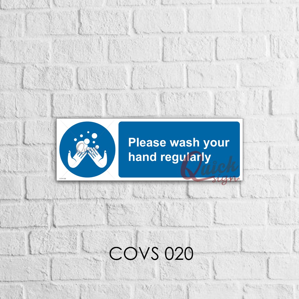 Mandatory Sign | Please wash your hand regularly | Safety & Health ...