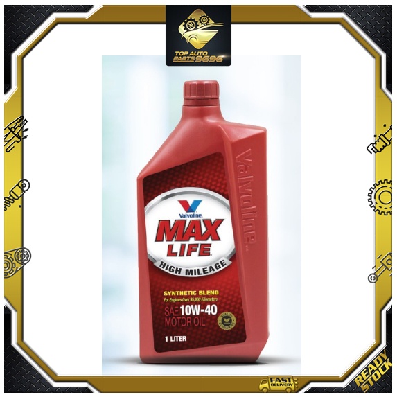 Valvoline Maxlife 10w40 Semi Synthetic Car Engine Oil Minyak Hitam ...