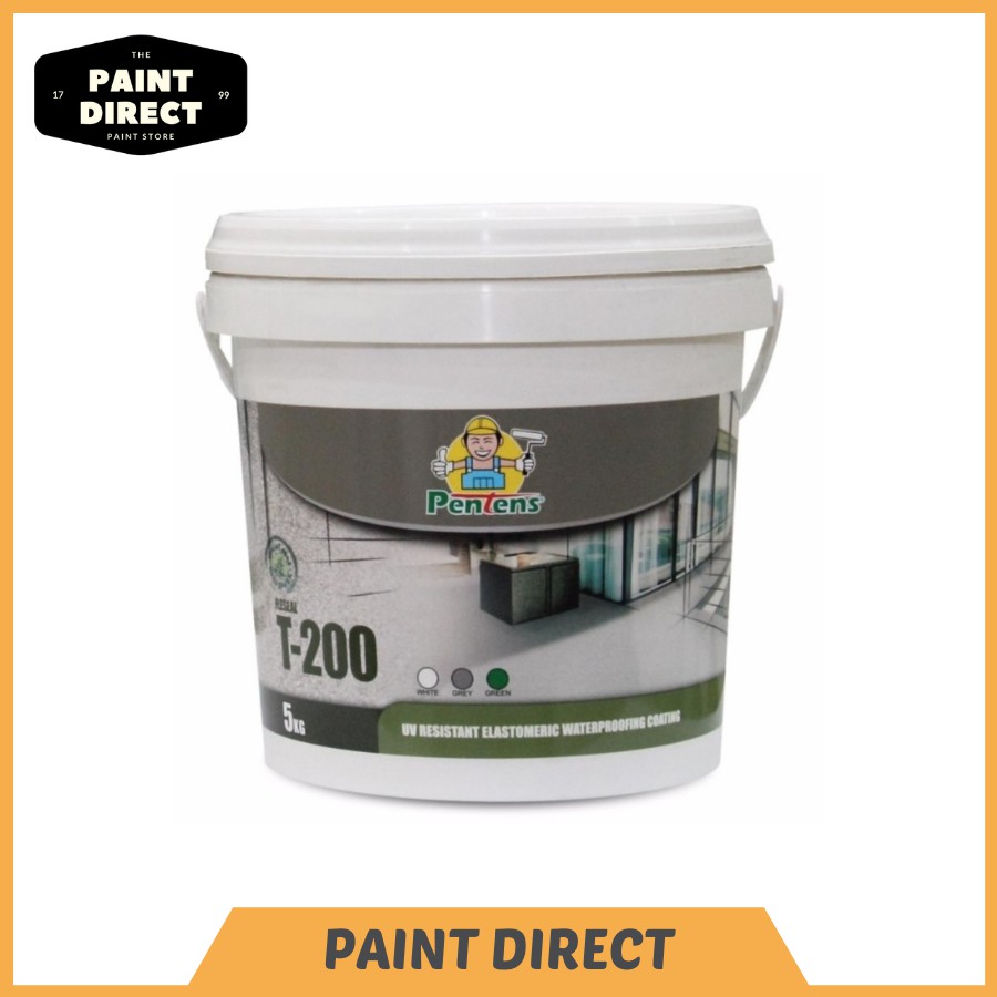 1.5KG Pentens Fleseal T-200 UV Resistant Elastomeric Waterproofing ...