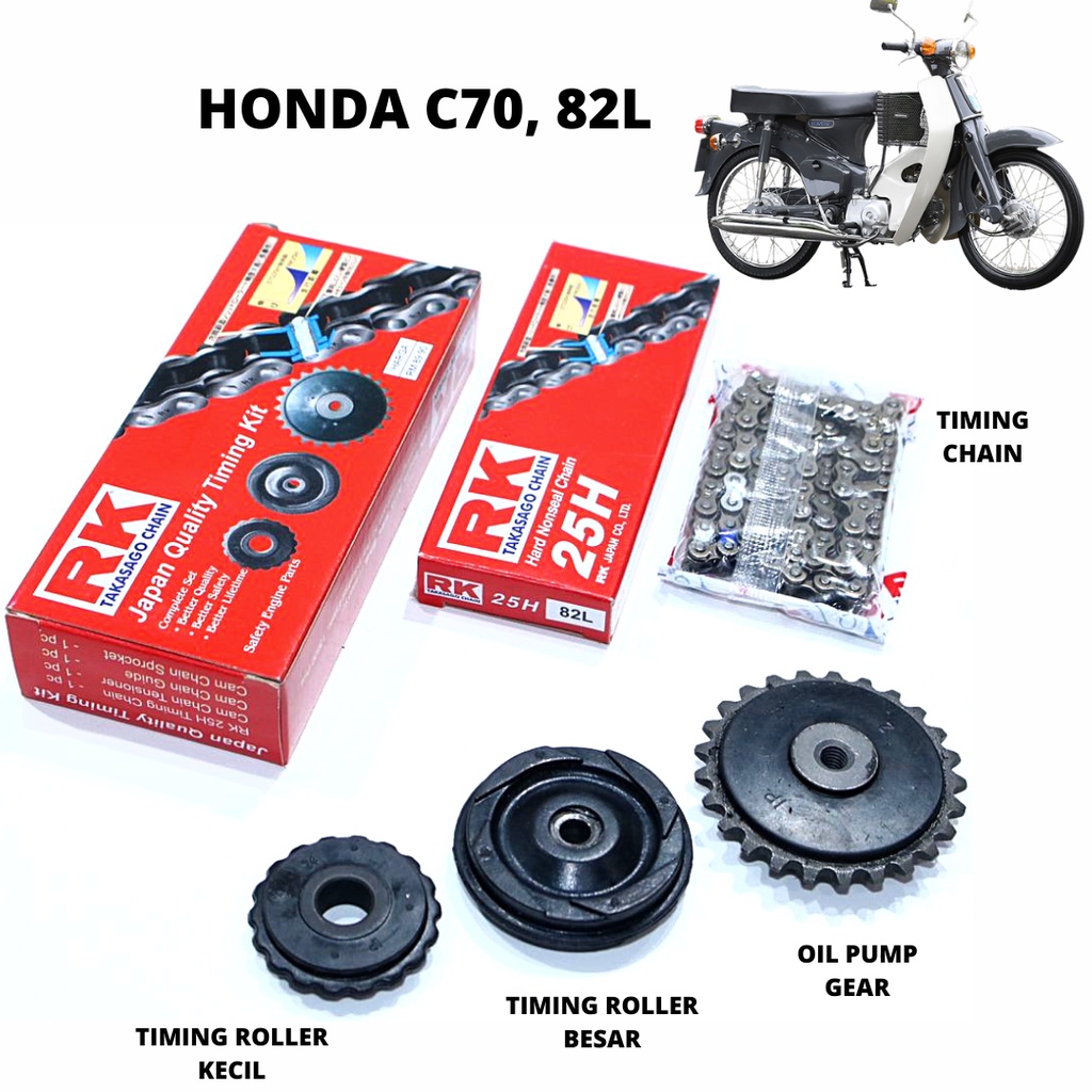 RK TAKASAGO JAPAN TIMING CHAIN KIT SET HONDA GBO EX5 EX5-CLASS WAVE ...
