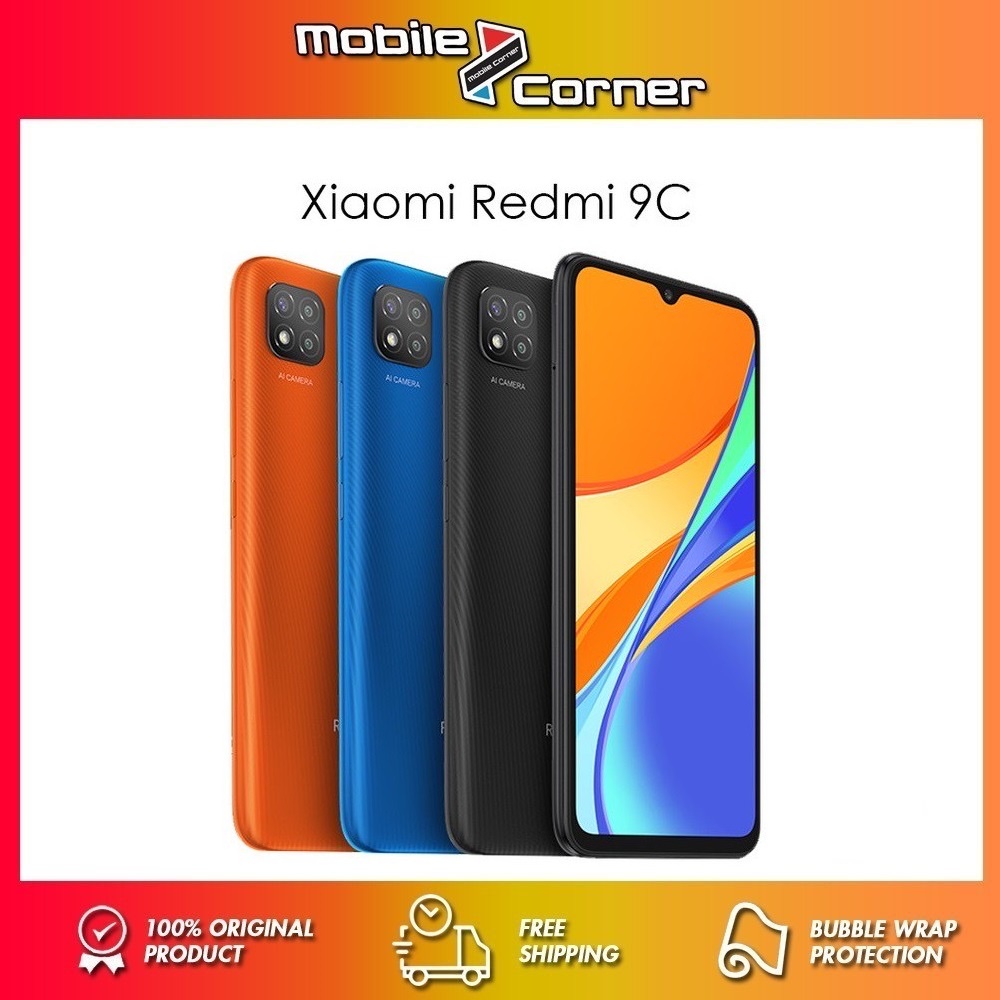 Xiaomi Redmi 9C [64GB ROM+3GB RAM&32GB ROM+2GB RAM] 1 MONTH WARRANTY BY SELLER | Shopee Malaysia