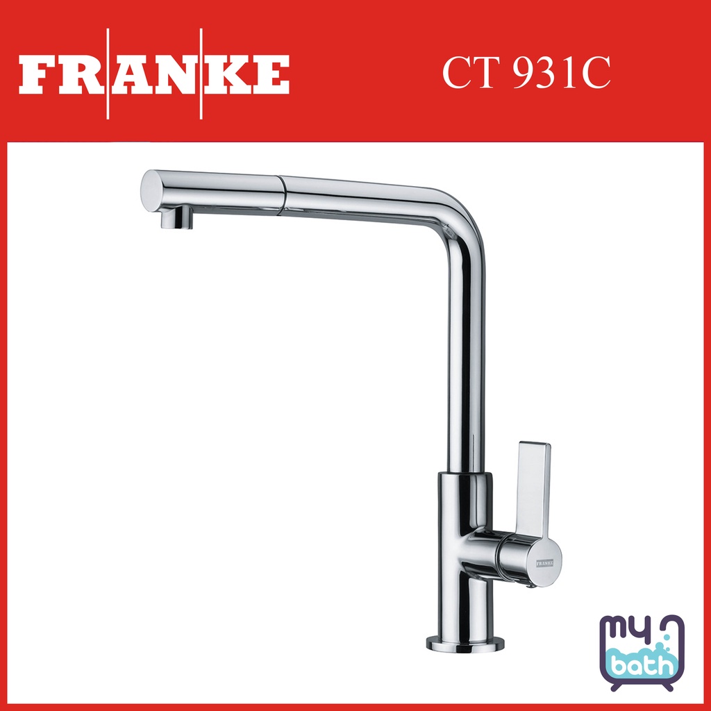 Franke BELL CT 931C Single Lever Pull-out Spray Cold & Hot Tap | Shopee Malaysia