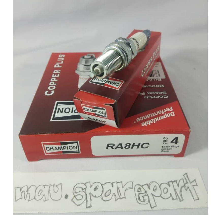 Champion Copper Plus Spark Plug (RA8HC) - Naza Sutera Myvi 1.3, 1.5 Lagi Best Icon 2007-2017 ...