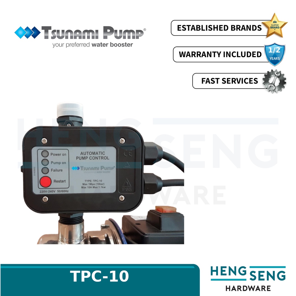 TSUNAMI TPC-10 PRESSURE CONTROLLER (K) TPC10 | Shopee Malaysia