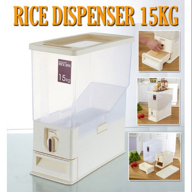 🔥 HOT ITEM🔥Japanese Rice Dispenser 15kg Big Size READY | Shopee Malaysia