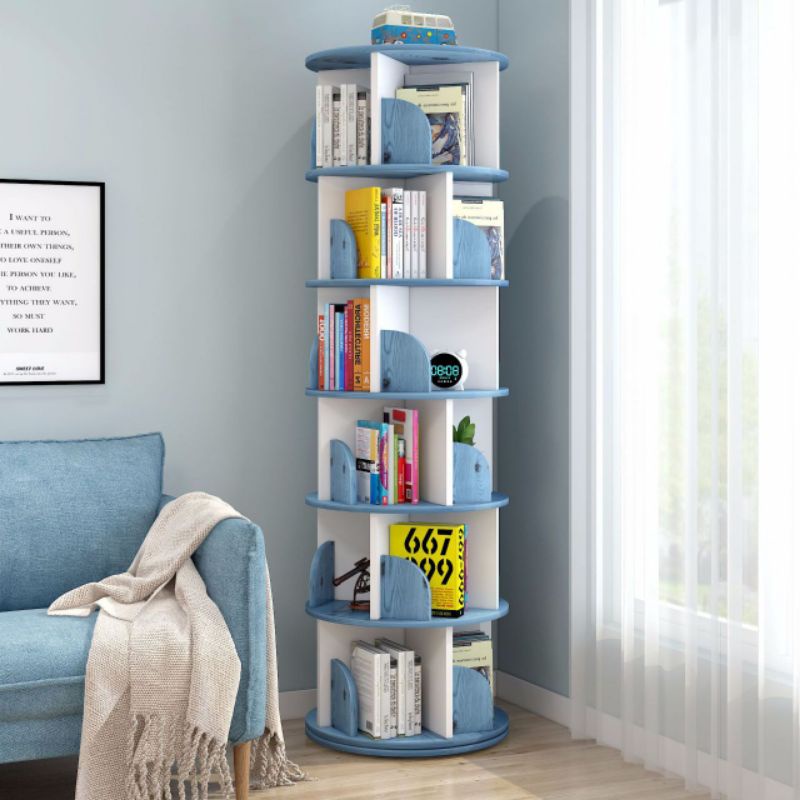[READYSTOCK] RAK BUKU BERPUSING 360° ROTATING BOOKSHELF | Shopee Malaysia