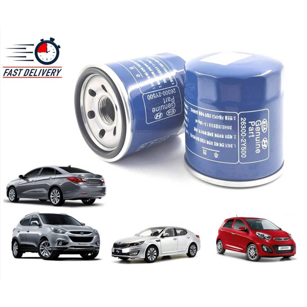 OEM OIL FILTER HYUNDAI KIA SPECTRA MATRIX ATOS GETZ NAZA RIA (26300 ...
