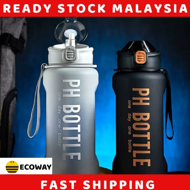 2L Sport Outdoor Fitness Gym Water Bottle Botol Air Viral 2000ml ...