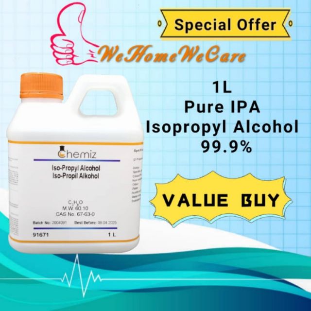 (Super Value) Isopropyl Alchohol (IPA) / Rubbing Alcohol / 2-Propanol ...