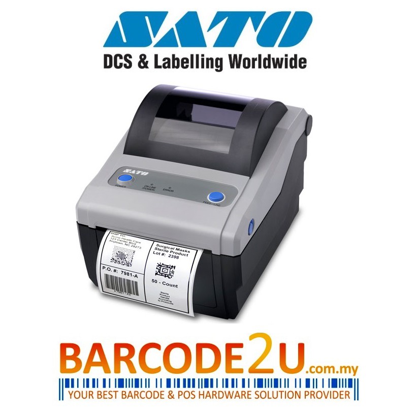 SATO CG412TT ,305dpi Barcode Label Printer | Shopee Malaysia