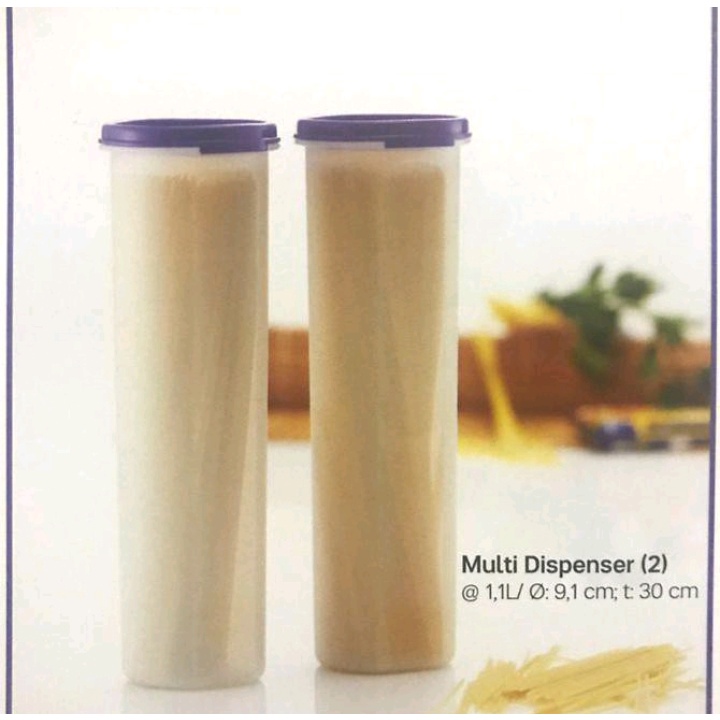TUPPERWARE MULTI DISPENSER (2 PCS) / TUPPERWARE PASTA DISPENSER ...