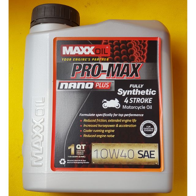 Maxxoil Pro-Max Nano Plus Fully Synthetic 10W40 | Shopee Malaysia