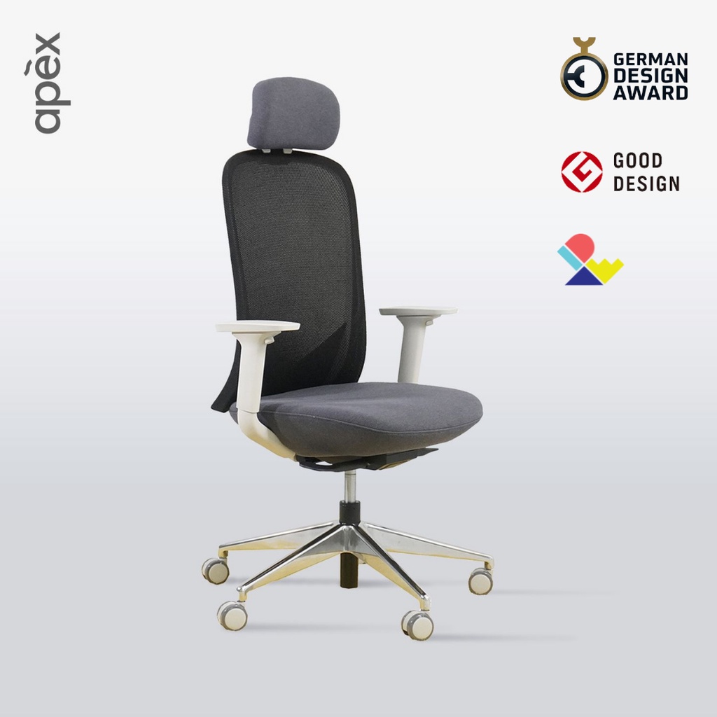 APEX x Sunon Ergonomic Office/Kerusi pejabat/Home Chair Mesh Adjustable ...