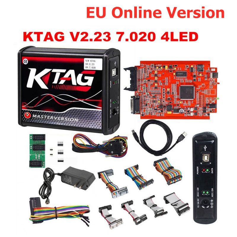 ECU Programmer KTAG SW V2.25 FW V7.020 Online Version Read and Write ...