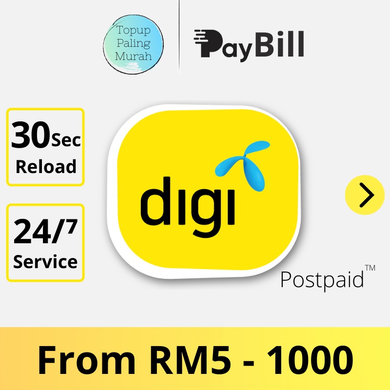 Automatic Bill Payment for Digi Postpaid (Instant Bill) - Flexi Amount ...