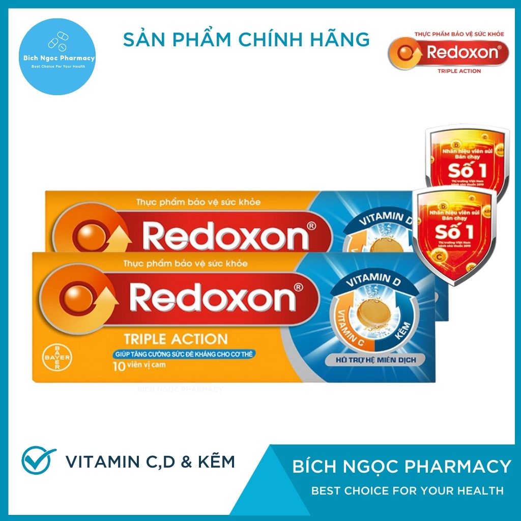 Redoxon Triple Action Effervescent Tablets Increase Resistance ...