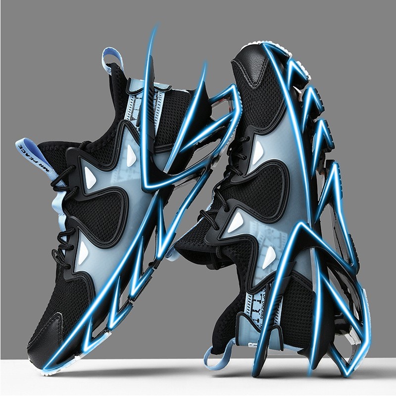 Men Blade Sports shoes Summer Breathable Fly Woven Running Shoes Trend ...