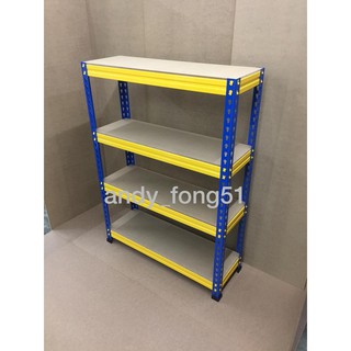 BOLTLESS RACK 4’H x 2’L x 1’D x 4 LEVEL /1200mm(H)x600mm(L)x300mm(D ...