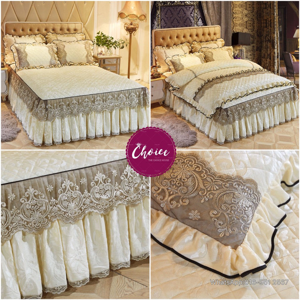 🔥🔥 Readystock 🔥🔥Cadar Pengantin Beropol CADAR ROPOL PENGANTIN SET 3 IN1 ...