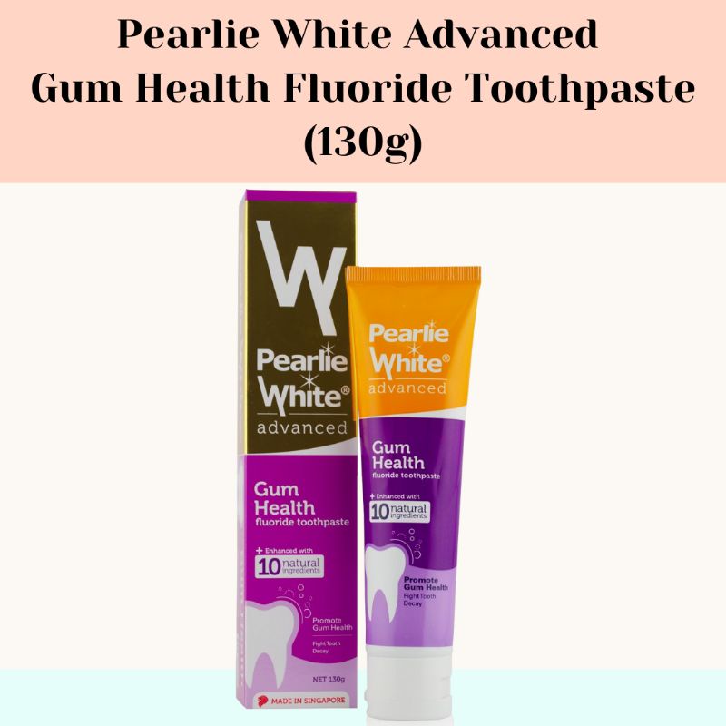 Pearlie White Advanced Gum Health Fluoride Toothpaste 130g | Shopee ...