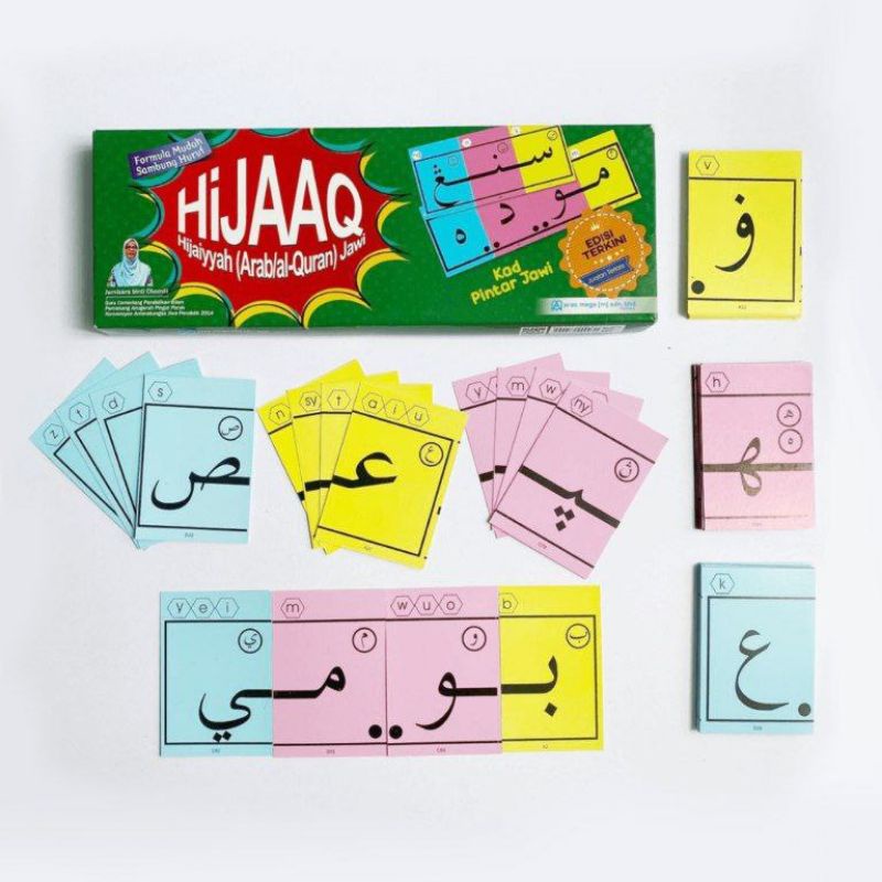 Kad Pintar Jawi - HiJAAQ | Flashcard Jawi | Belajar Jawi Mudah ...
