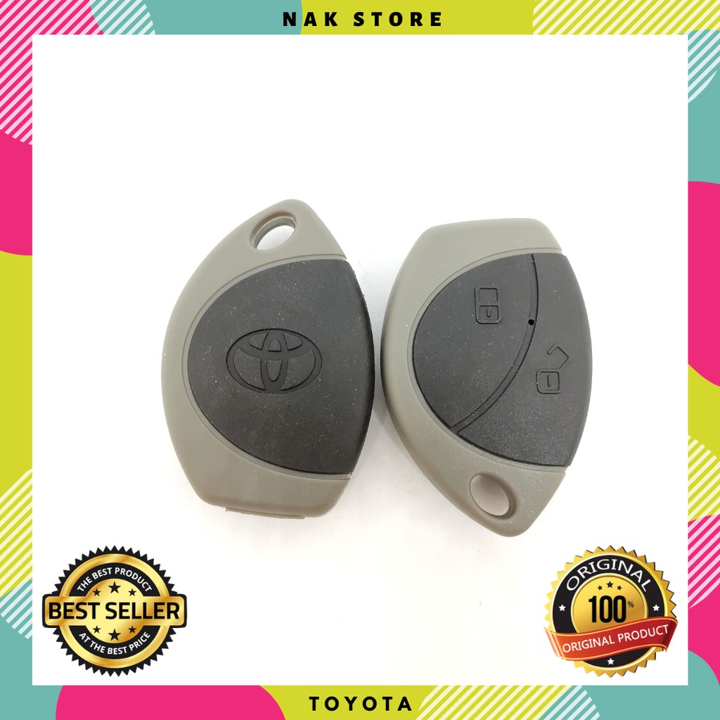 ORIGINAL Toyota Hilux Innova Vios Cobra 2 Button Key Cover Case ...