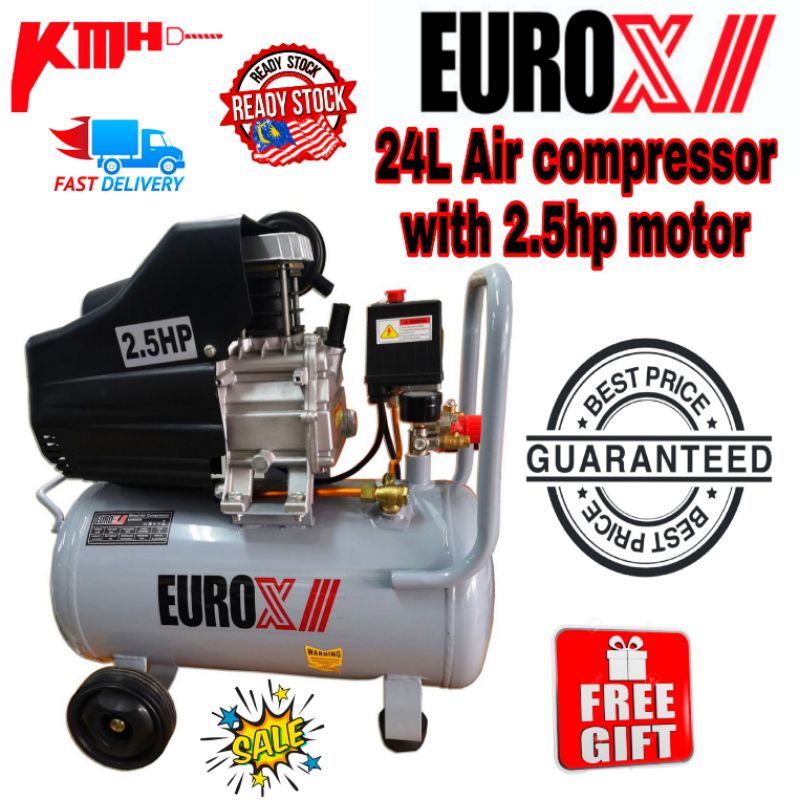 Europower/Eurox 24Litre Air Compressor 2.5hp 8Bar | Shopee Malaysia