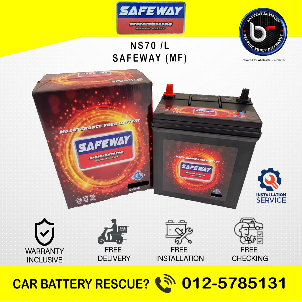 [ Installation Provided ] NS70 | NS70L | D26R | D26L ] SAFEWAY MF | Car ...