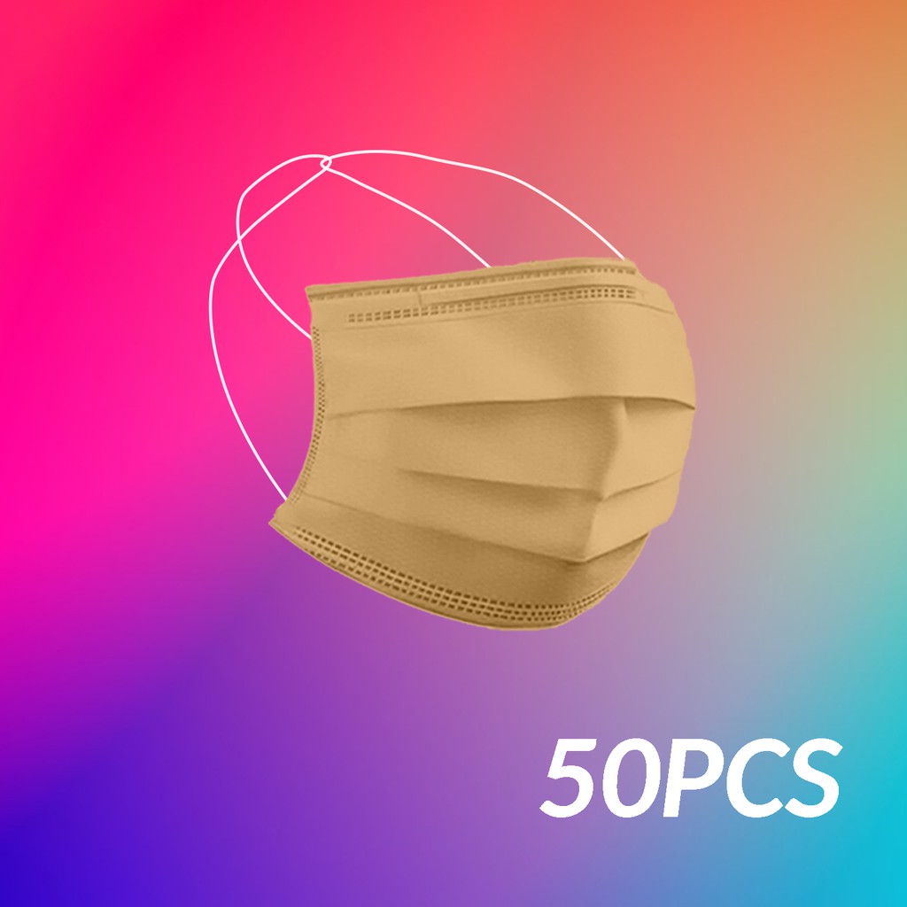 50PCS ADULT HIJAB FACE MASK HEADLOOP TUDUNG 3 PLY DISPOSABLE MASK MURAH ...