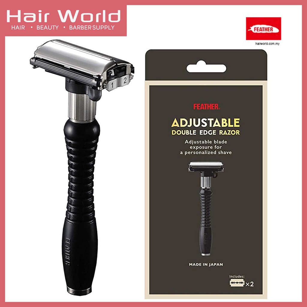 Feather Adjustable Double Edge Razor DER-A | Shopee Malaysia
