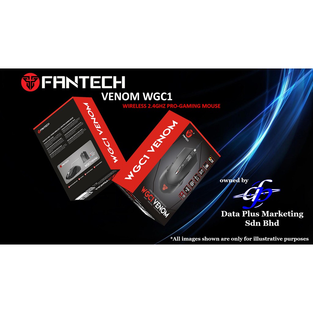 Fantech VENOM WGC1 WIRELESS 2.4GHZ PRO-GAMING MOUSE | Shopee Malaysia