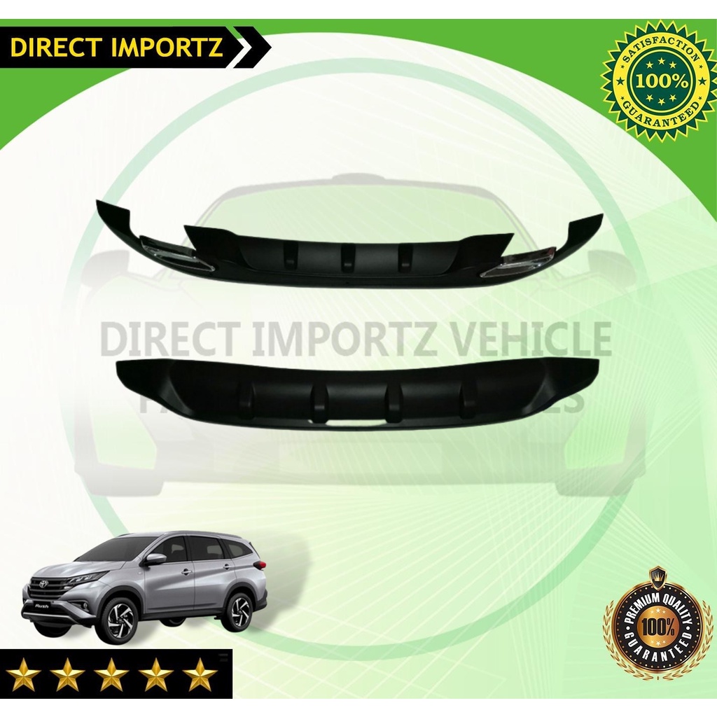 Toyota Rush 2018 to 2023 OEM Rear and Front Under Run (Nudge Bar) 2019 ...