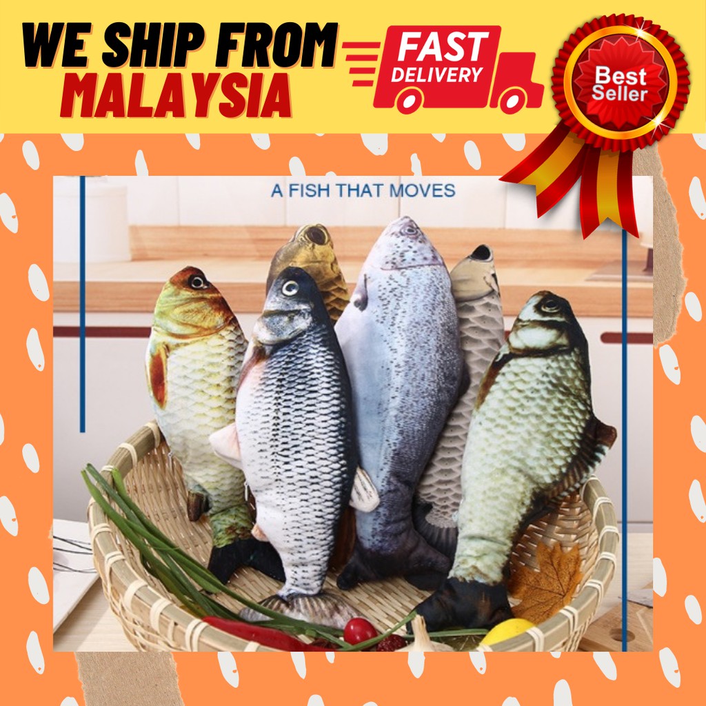 🔥READYSTOCK🇲🇾🔥 Dancing Fish Jumping Fish Toy Mainan Kanak kanak Ikan ...