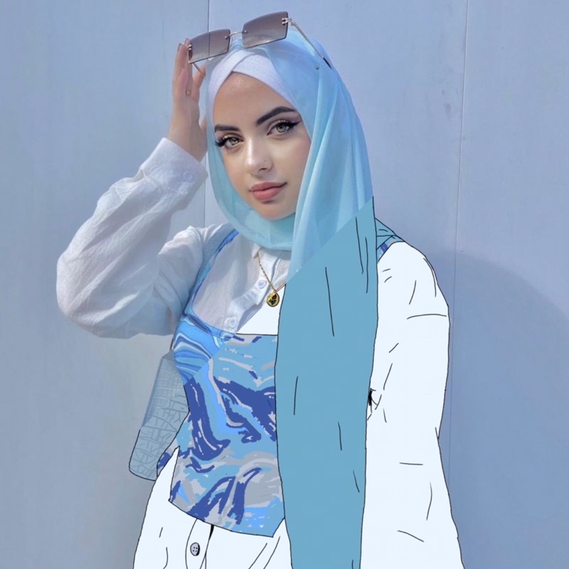 Digital portrait art illustration sketch drawing picture | Shopee Malaysia