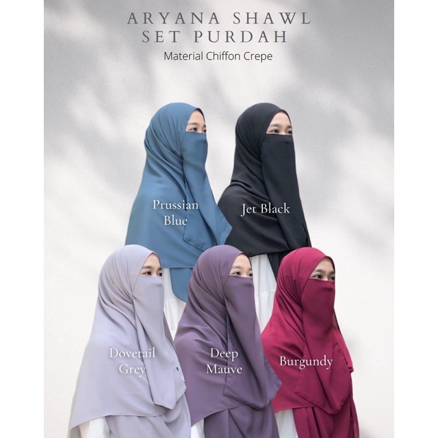 ARYANA SHAWL ( Shawl labuh dan Flowy) | Shopee Malaysia