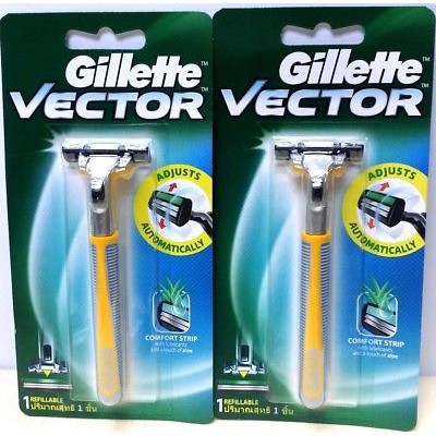 Gillette Vector Razor + 1 Cartridge (Refillable) | Shopee Malaysia