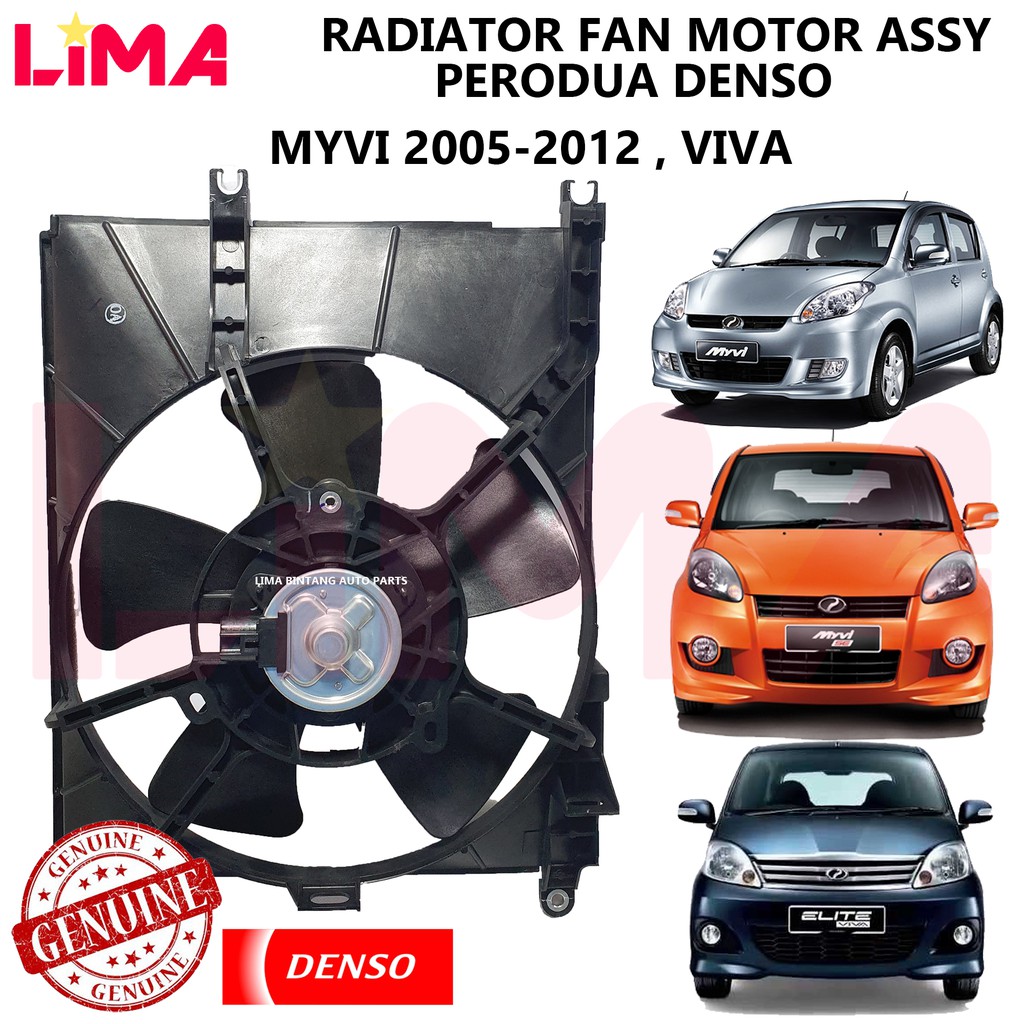 PERODUA MYVI , VIVA RADIATOR FAN SET , RADIATOR MOTOR + BRACKET + BLADE ...