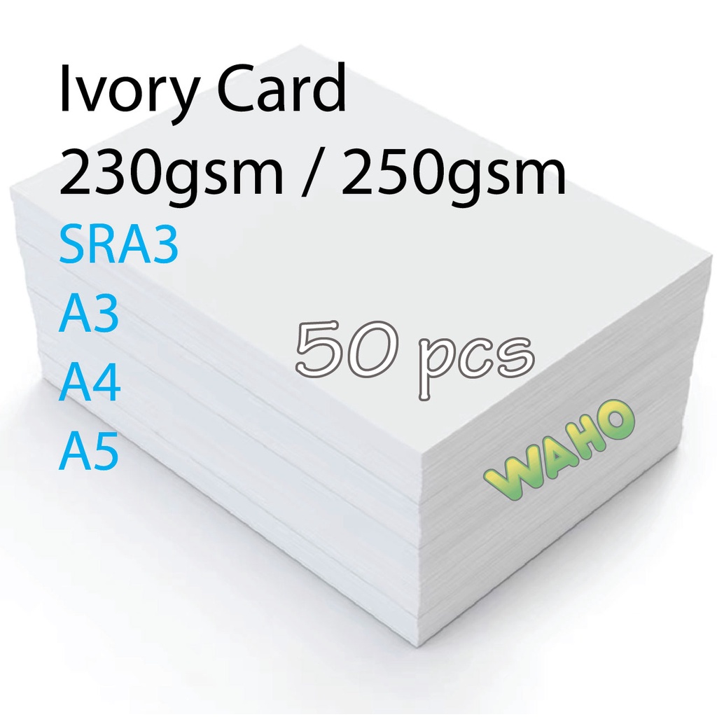 A4 Digital Print Card 230gsm 250gsm /Finest Ivory Card / White Card ...
