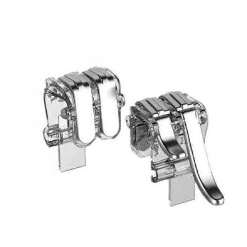 1Pair PUBG Mobile Game Fire Button Aim Key Trigger L1 R1 (SILVER ...