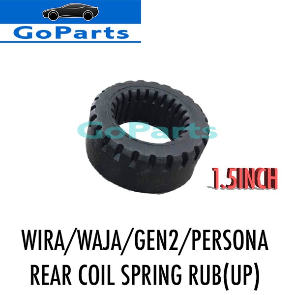 [1PC] PROTON WIRA / WAJA / GEN2 / PERSONA REAR COIL SPRING RUBBER 1 ...