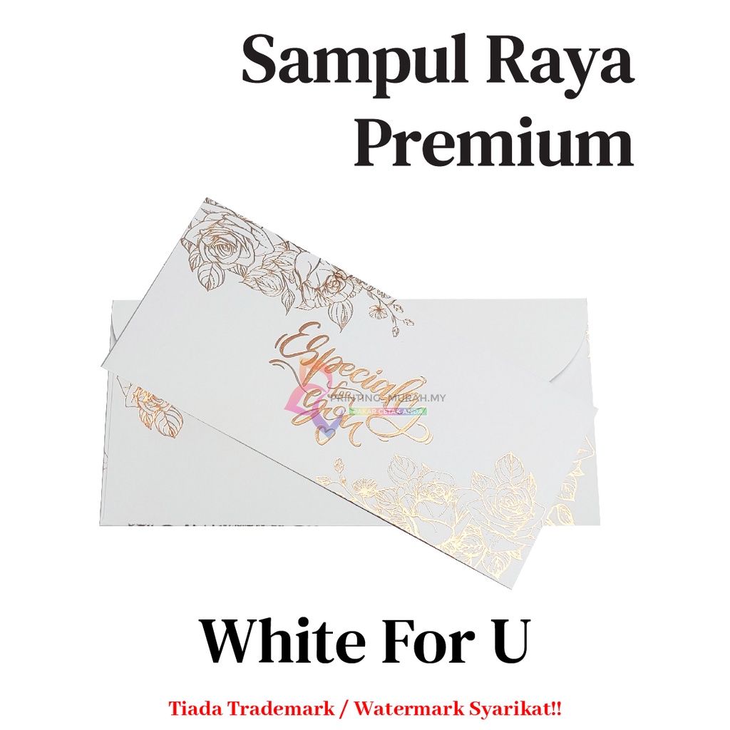 6 pcs Sampul Raya Premium 2023 - 18 Colours with Rose Gold Stamping ...