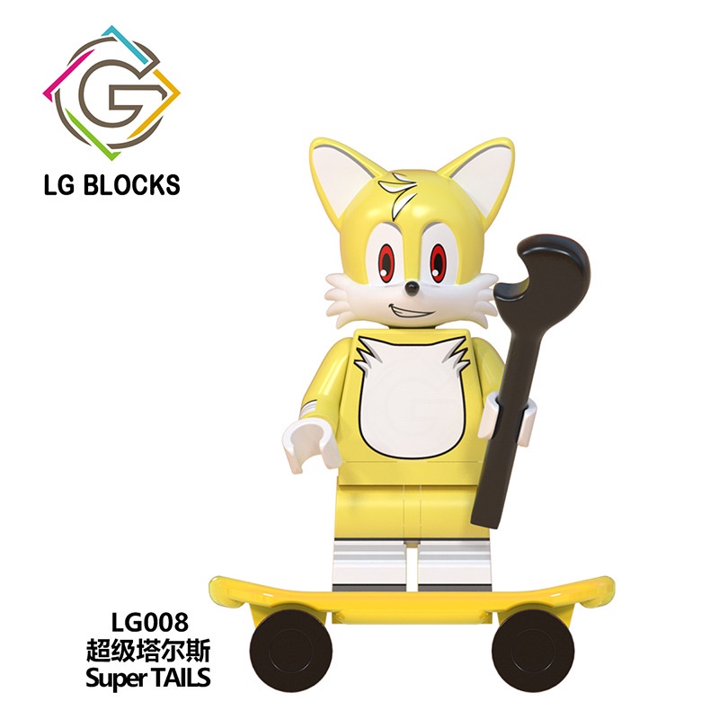 Super Sonic Series ed Teirusu Amy Rose Nakkurusu Minifigures Building ...