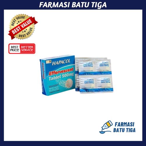 HAPACOL EFFERVESCENT TABLET 500MG STRIP 4S/ BOX 16S( PARACETAMOL ...