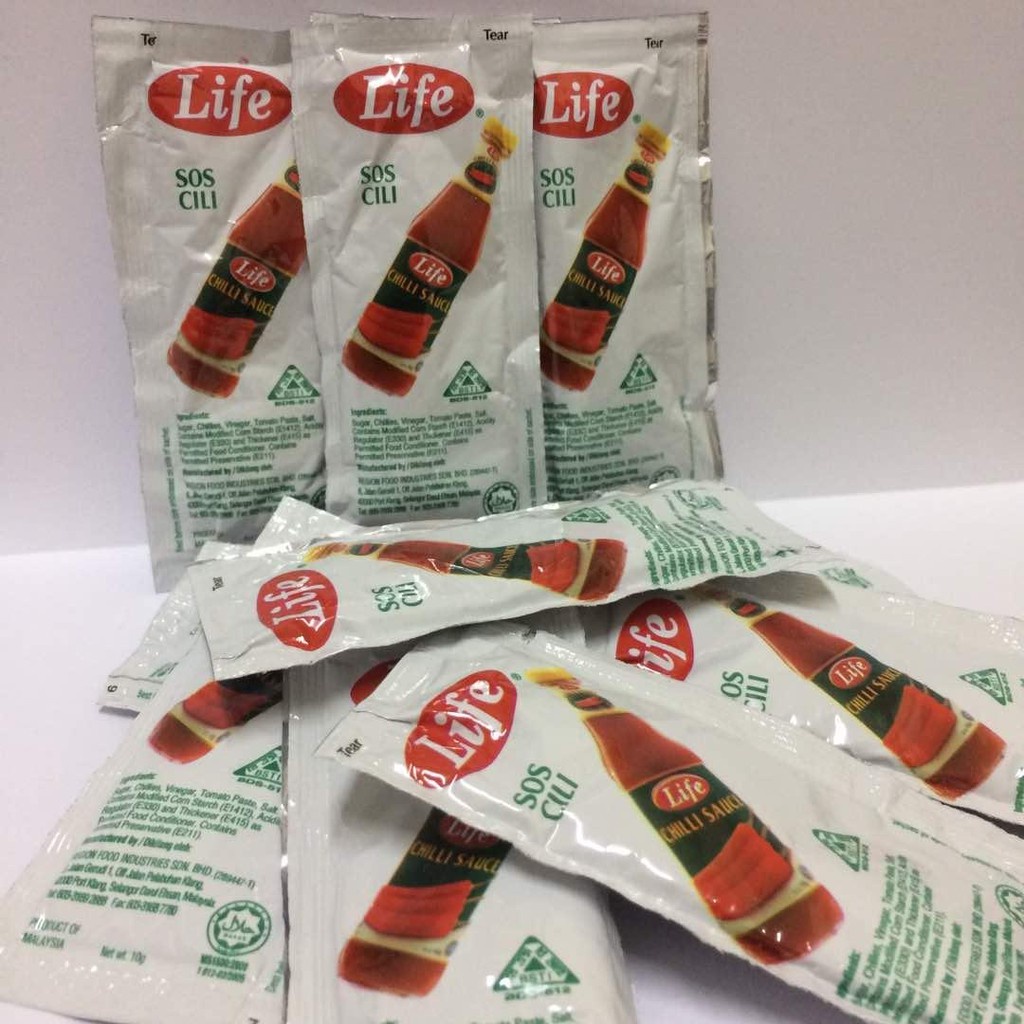 Life Chilli Sauce Sachet 10g [HALAL] | Shopee Malaysia
