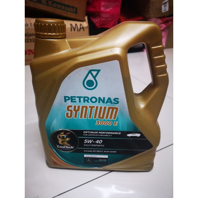 Petronas ENGINE Oil 3000E Full Stnthetic 5W-40 | Shopee Malaysia
