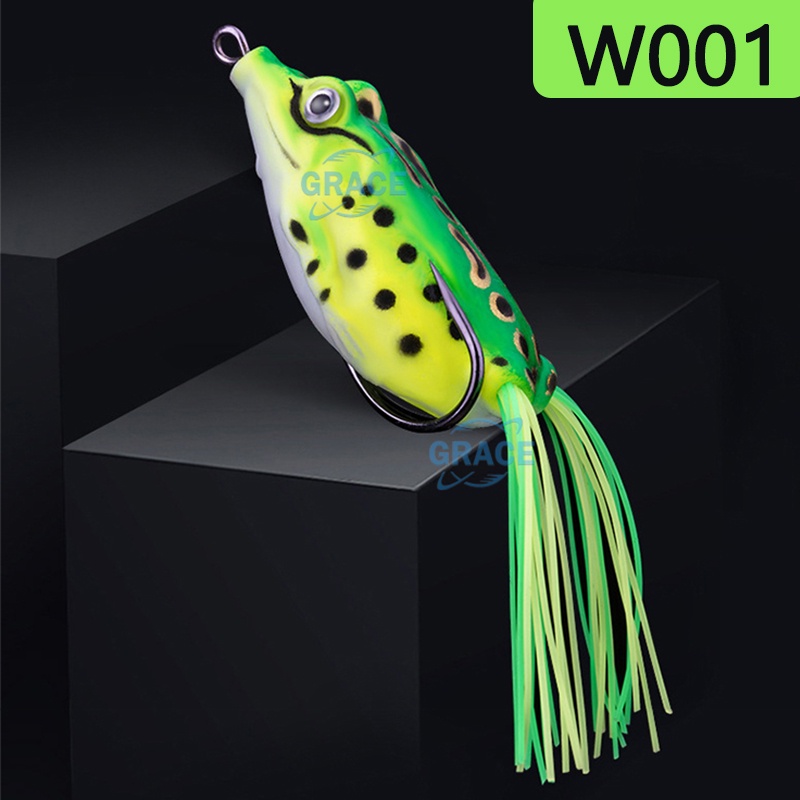 Soft jump frog bait fishing casting fish lure katak tipu haruan umpan ...